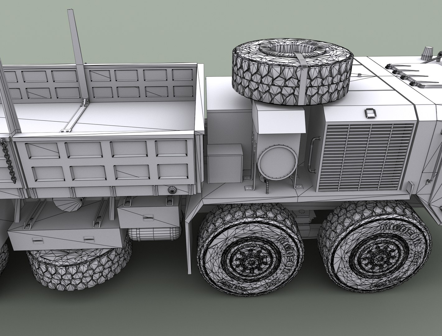 3d Hemtt A4 M985 Cargo Truck