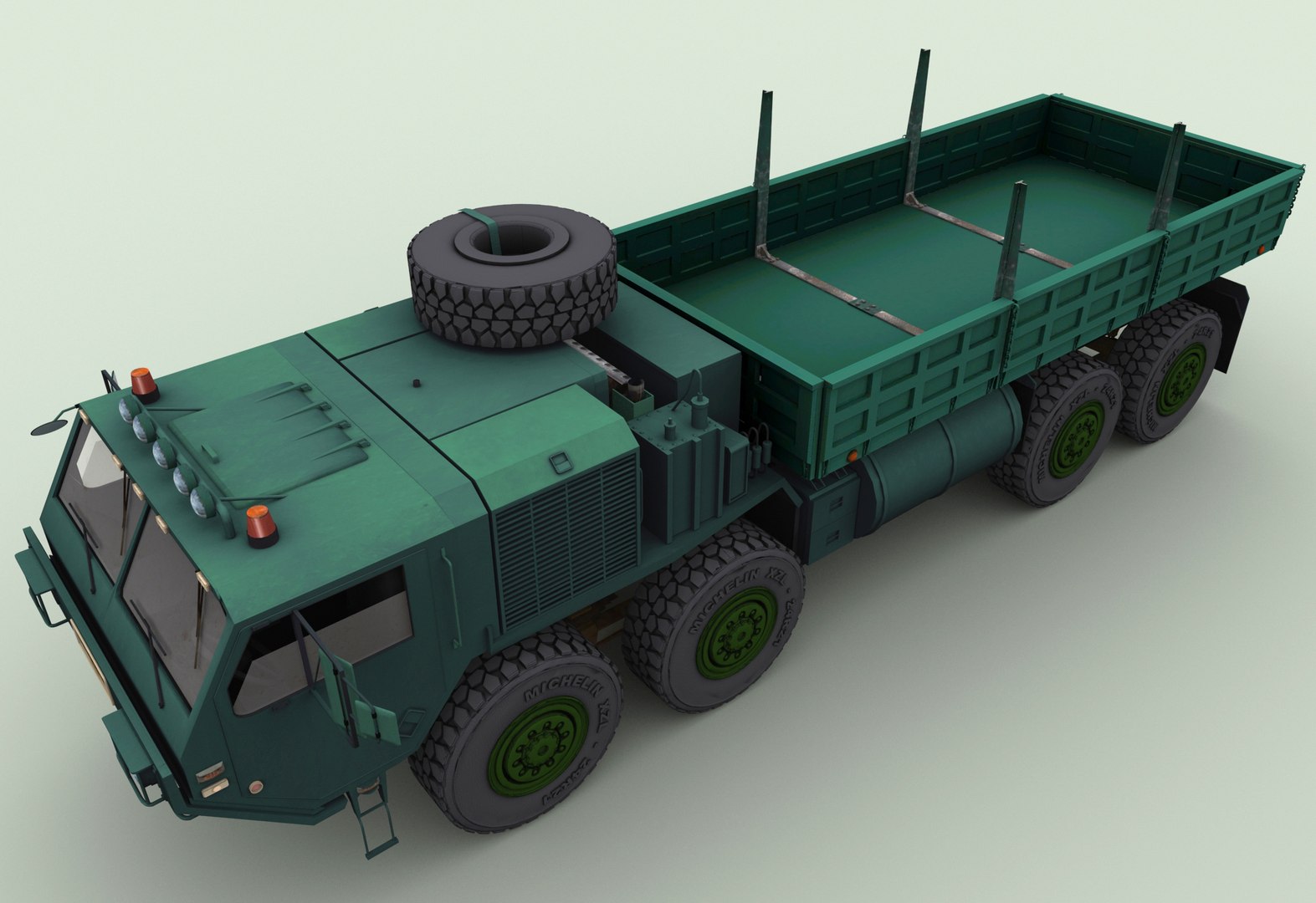 3d Hemtt A4 M985 Cargo Truck
