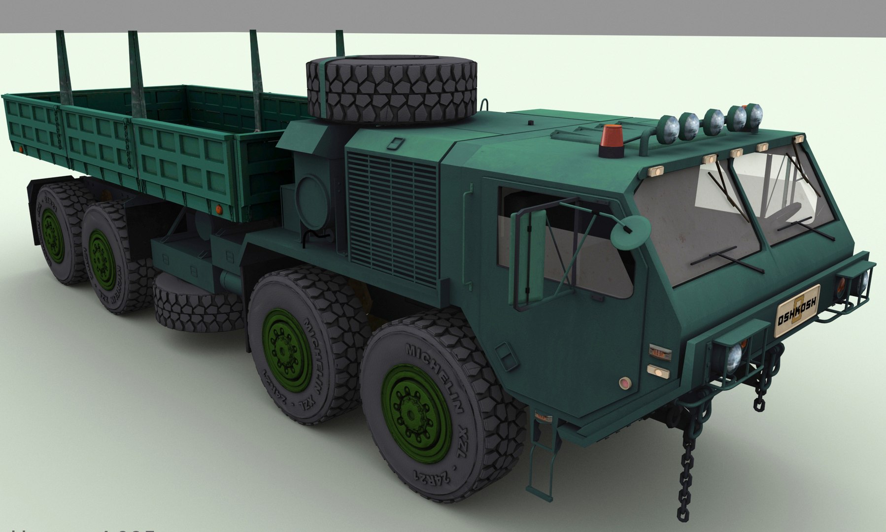 3d Hemtt A4 M985 Cargo Truck