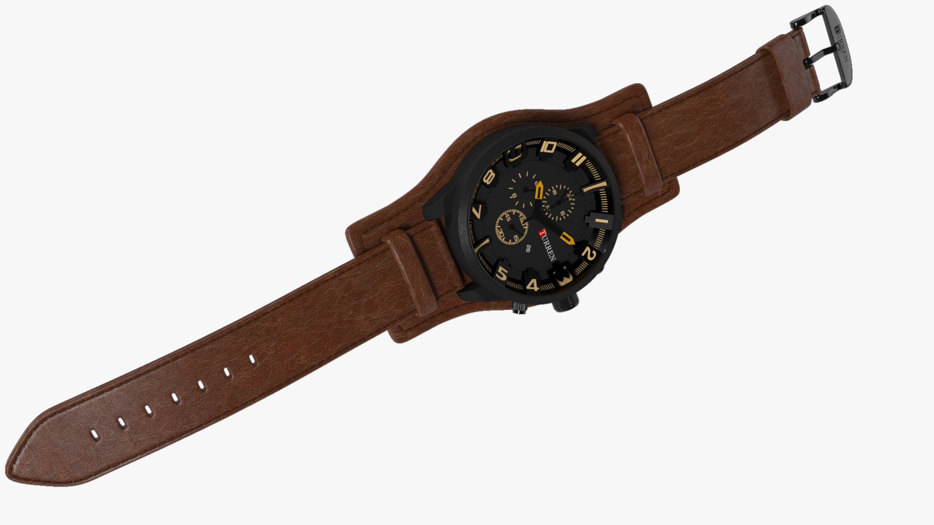 3D Watch Curren Model - TurboSquid 1322097