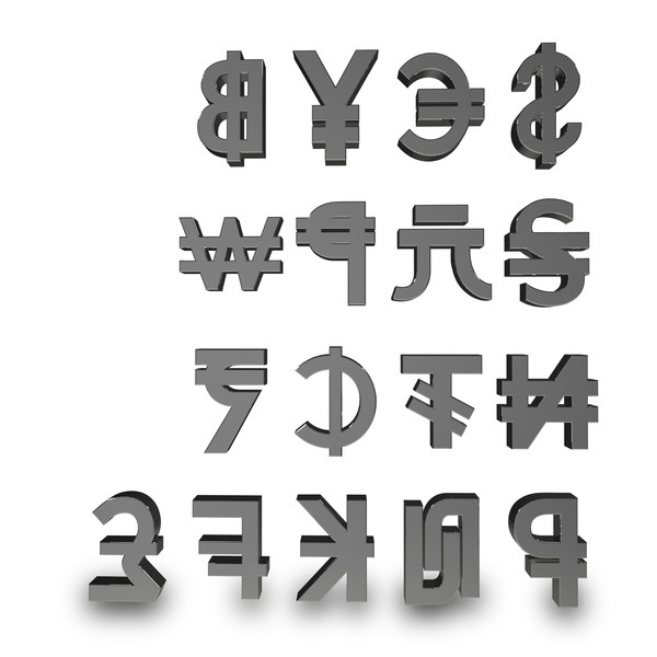 3D model currency symbols - TurboSquid 1299268