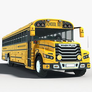 Download 3D School Bus STL Models - TurboSquid
