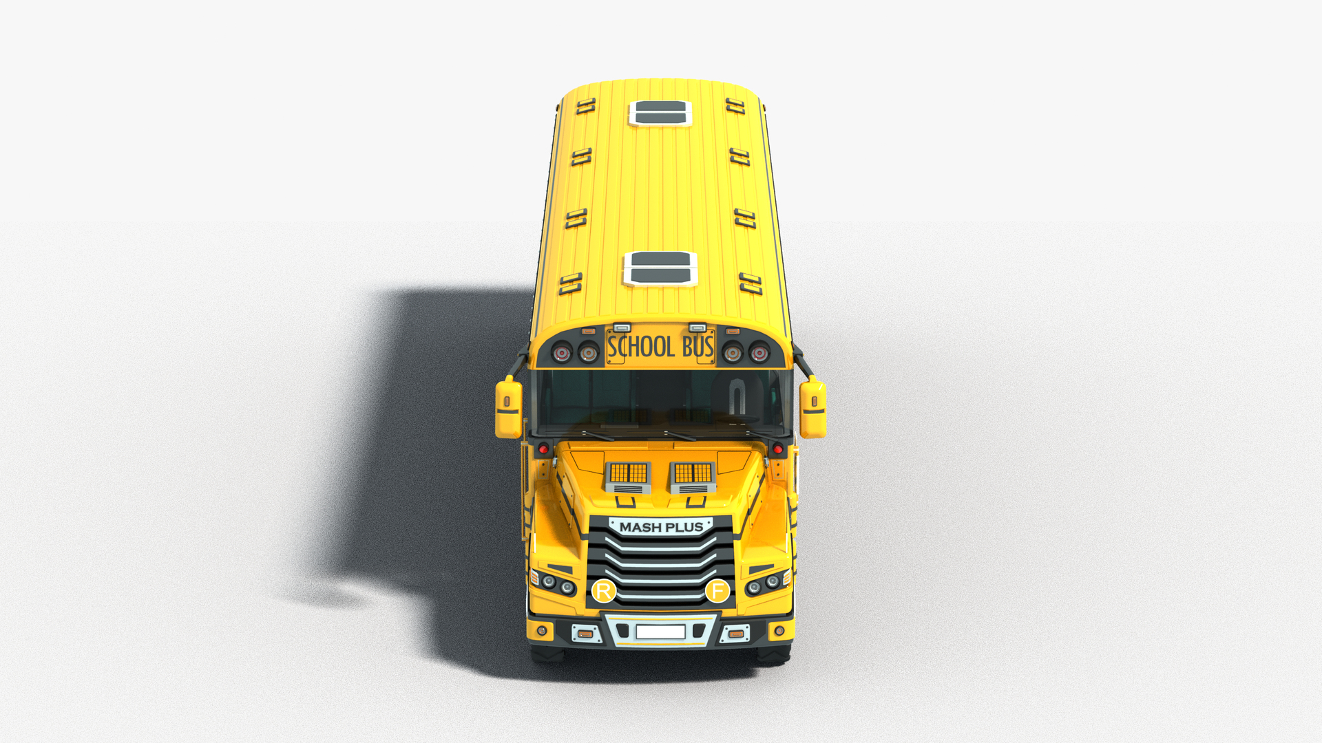 3D Model School Bus Educator Unit - TurboSquid 2122372