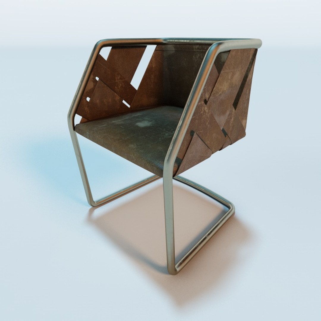 3d Model Henge Strip Chair