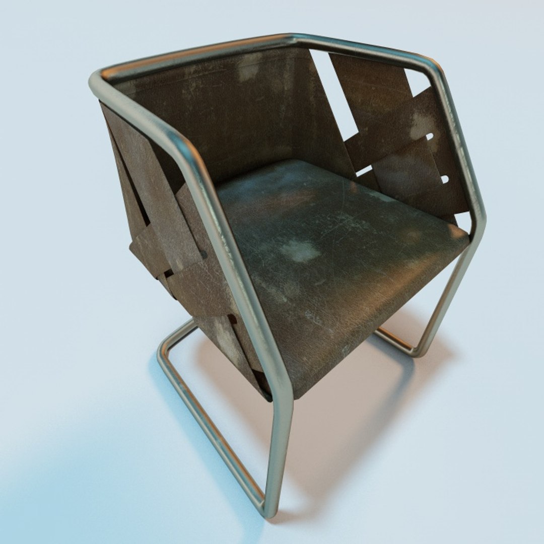 3d Model Henge Strip Chair