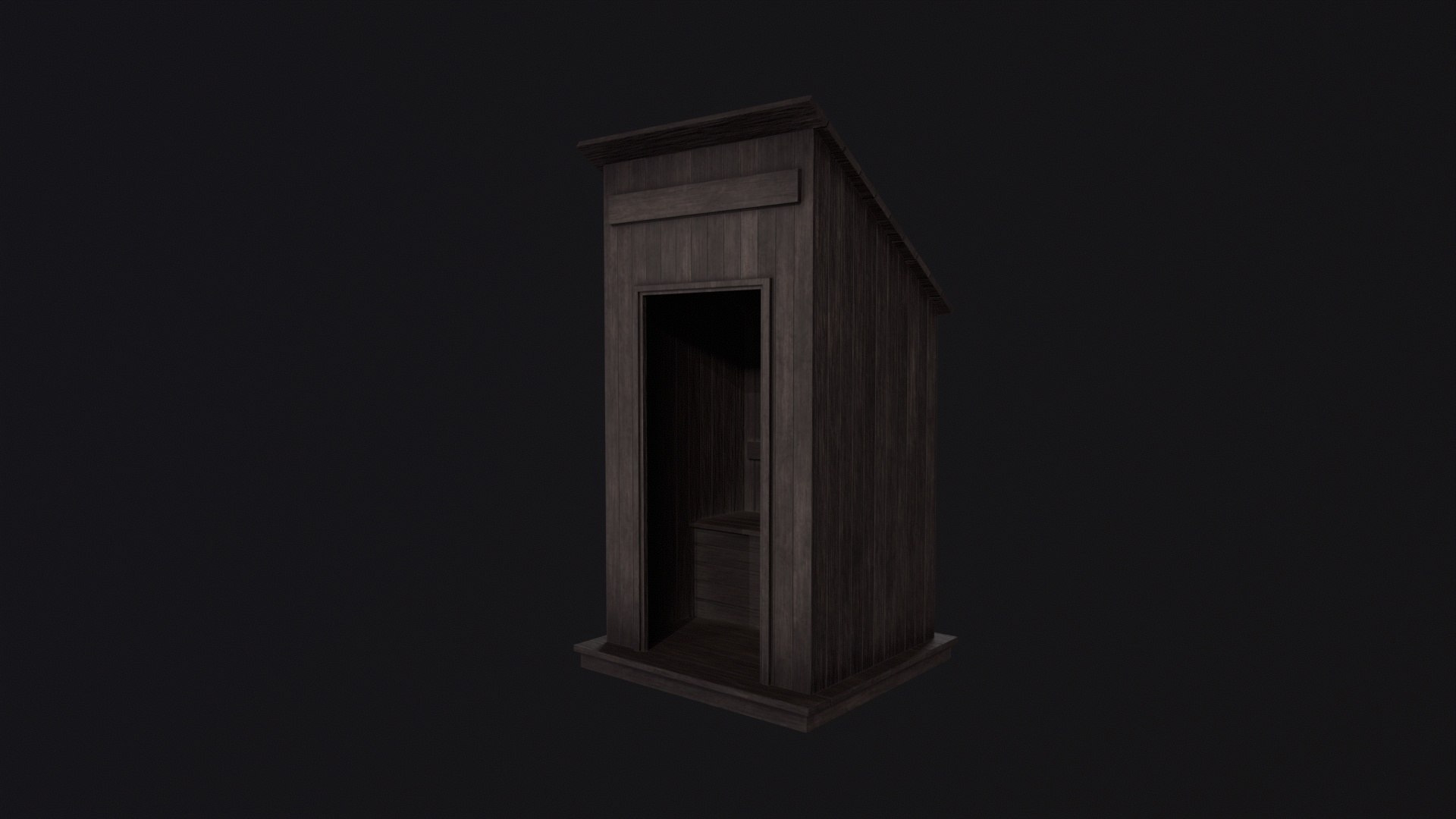 3D Model Outhouse Toilet - TurboSquid 2165915