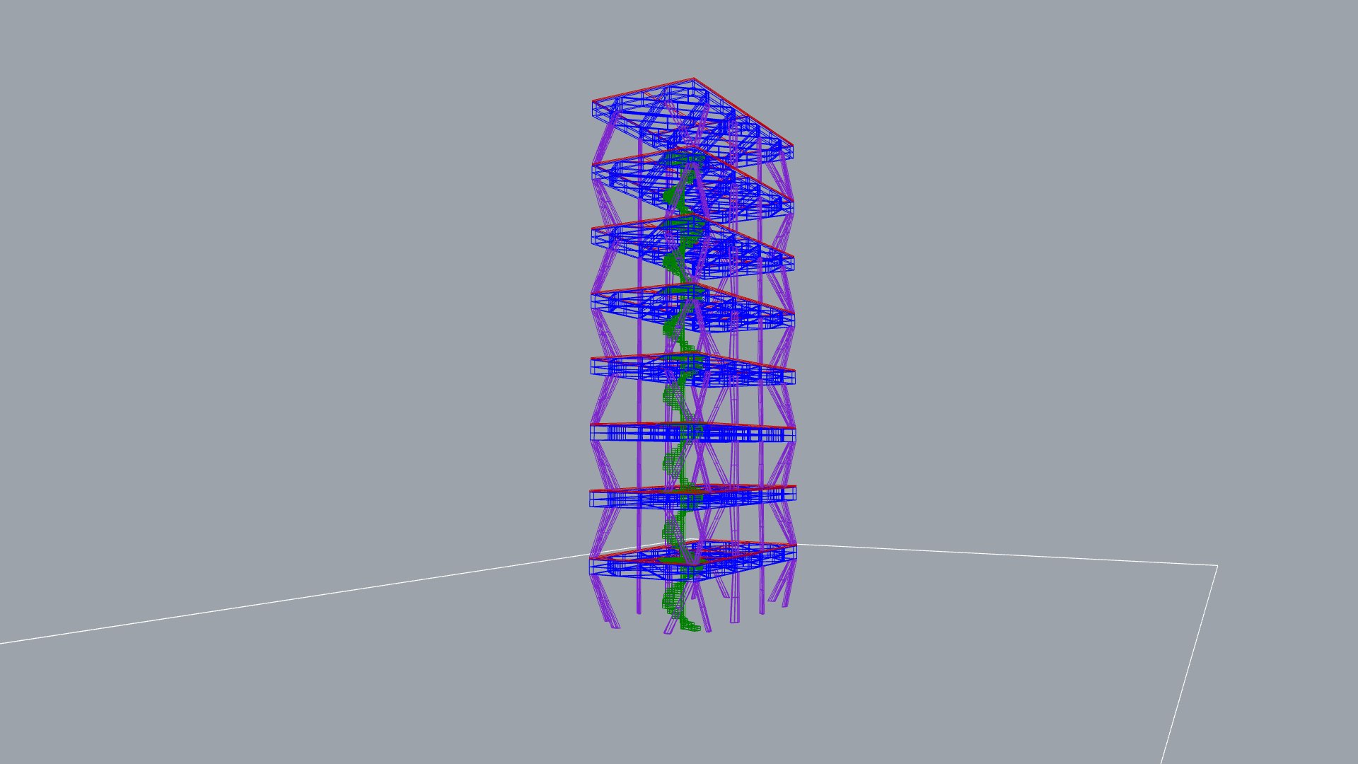 3D Middle-rise Wooden Building Model - TurboSquid 2096594