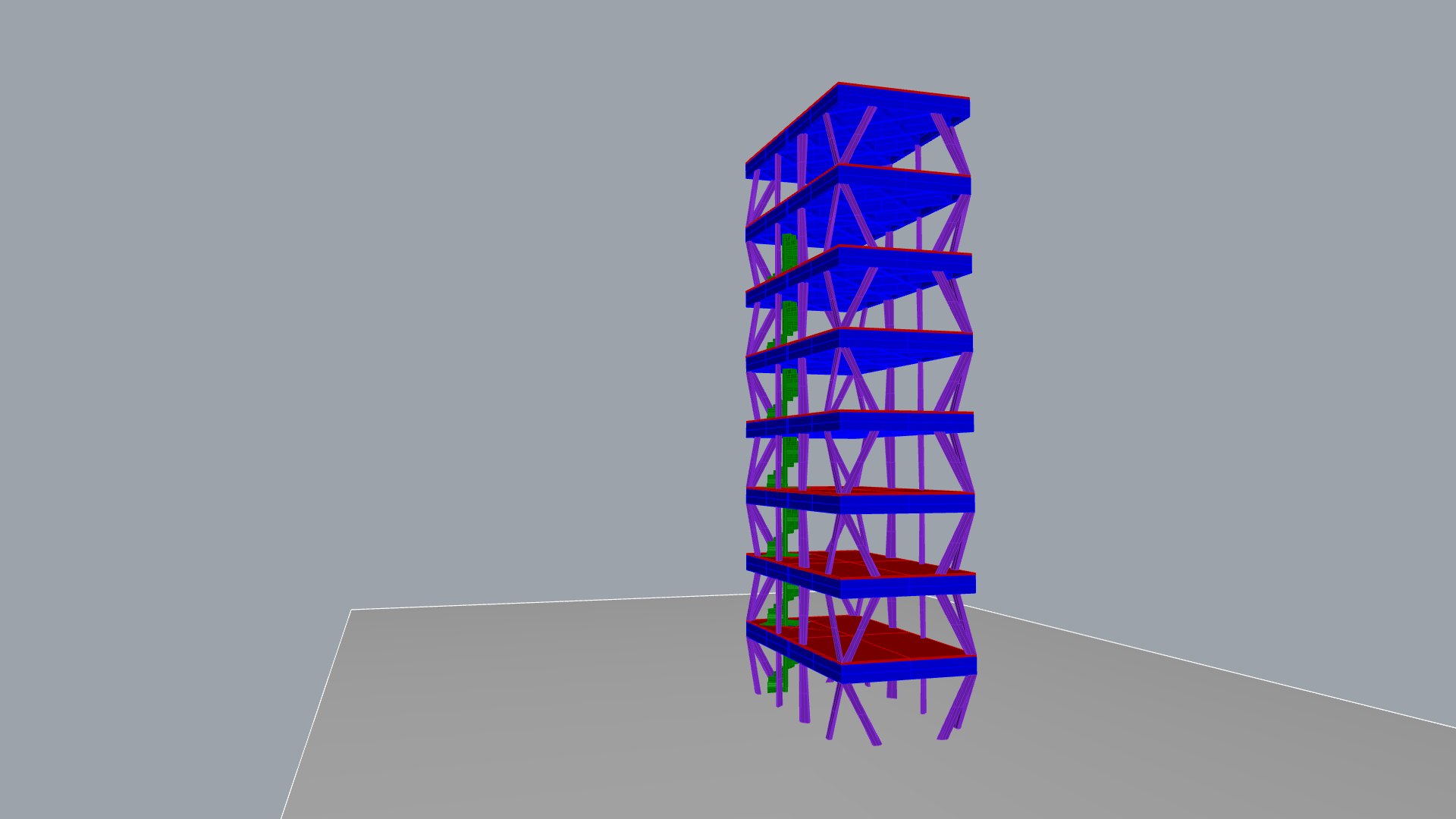 3D Middle-rise Wooden Building Model - TurboSquid 2096594