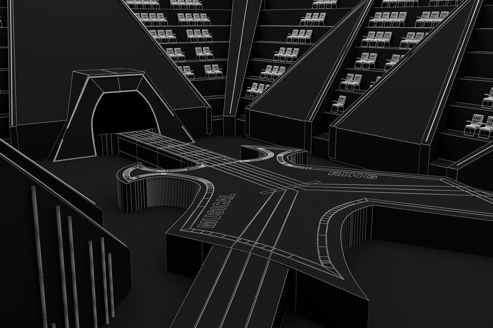 Scenery Musical Ring 3D Model - TurboSquid 1625953