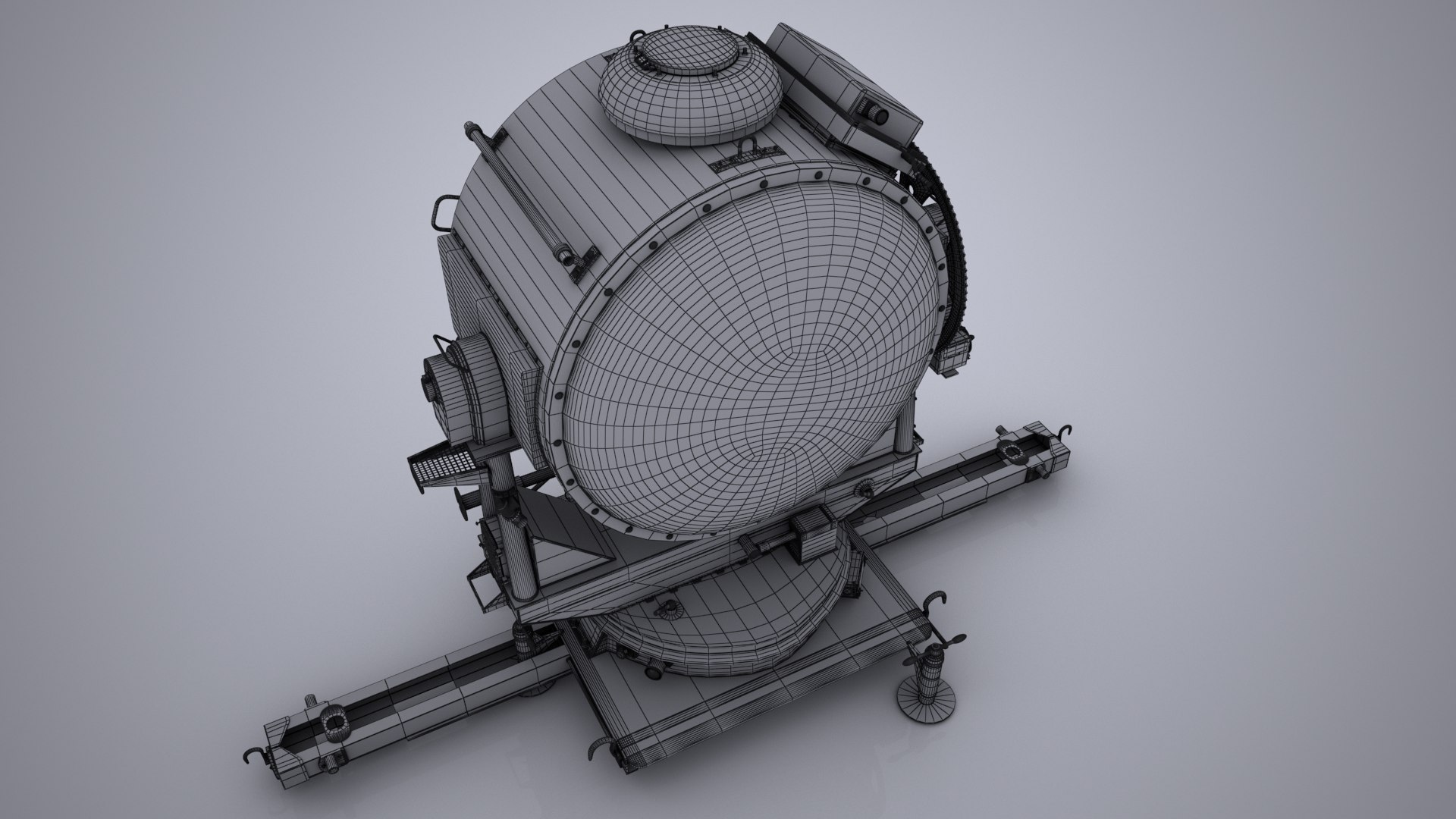 Searchlight Search 150cm 3D Model - TurboSquid 1153952