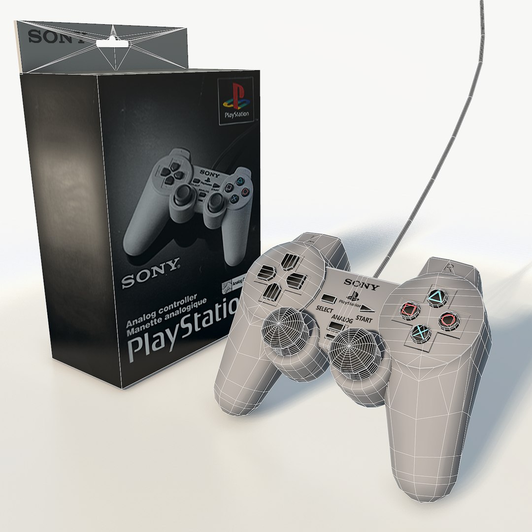 3d Model Ps1 Gamepad