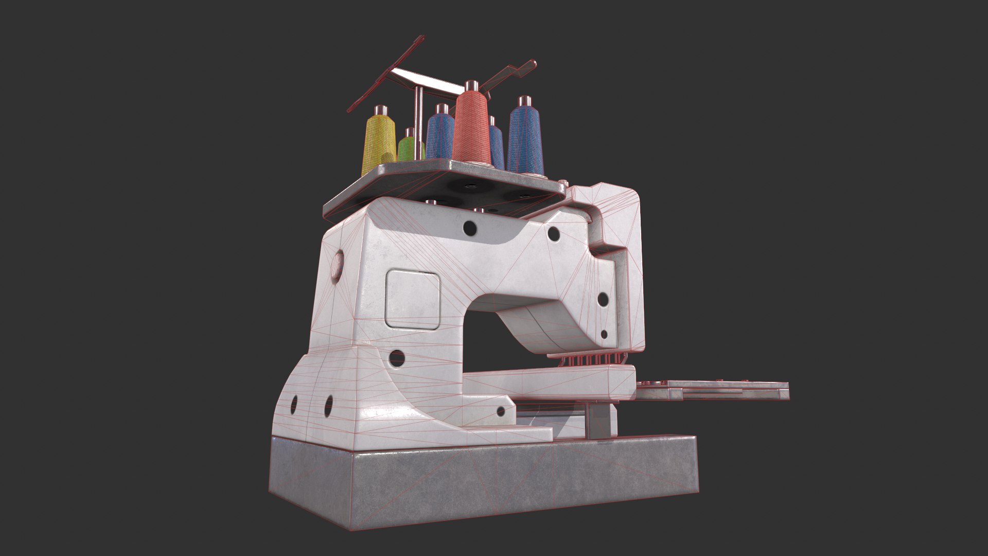 Embroidery Machine 3D Model - TurboSquid 2102233