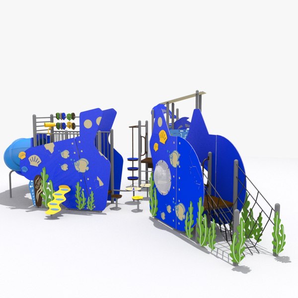3D Submarine Ocean Playground - TurboSquid 1779259