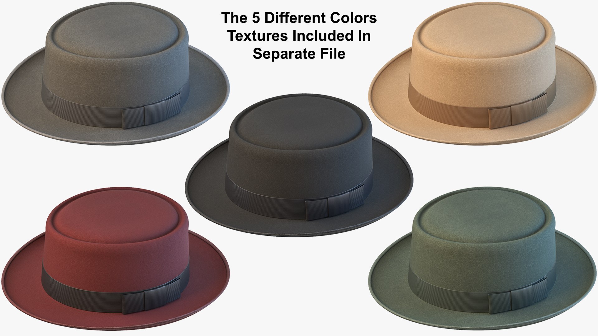 3D Hats Collection - TurboSquid 2311091