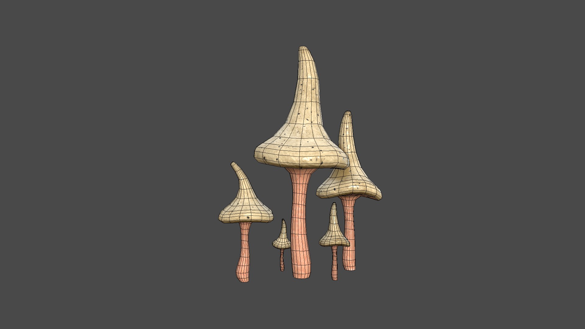 Fantasy Mushroom G11 Realistic - Scene Backdrop Design 3D Model ...