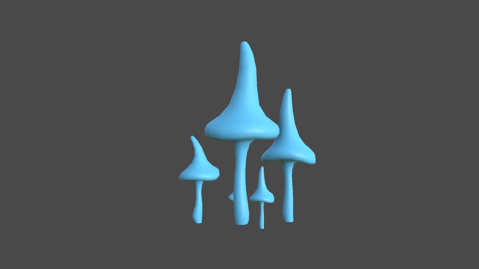 Fantasy Mushroom G11 Realistic - Scene Backdrop Design 3D Model ...