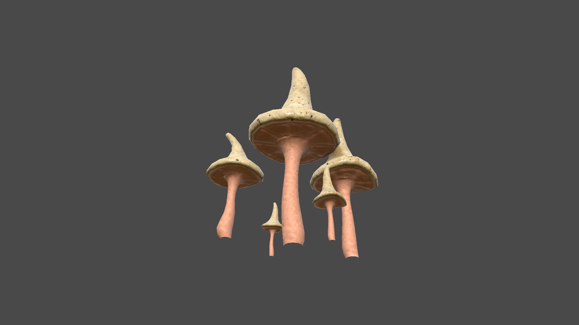 Fantasy Mushroom G11 Realistic - Scene Backdrop Design 3D Model ...