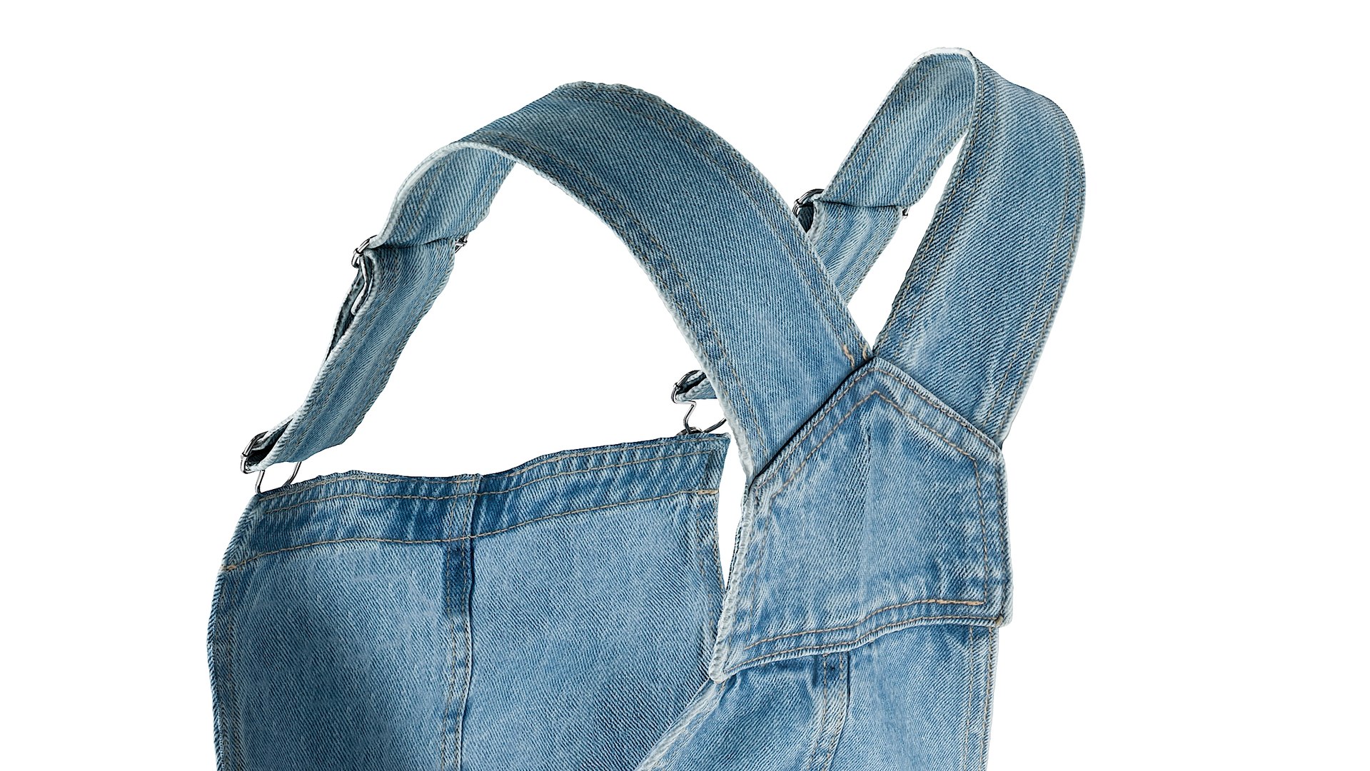 3D realistic women s overalls model - TurboSquid 1611714