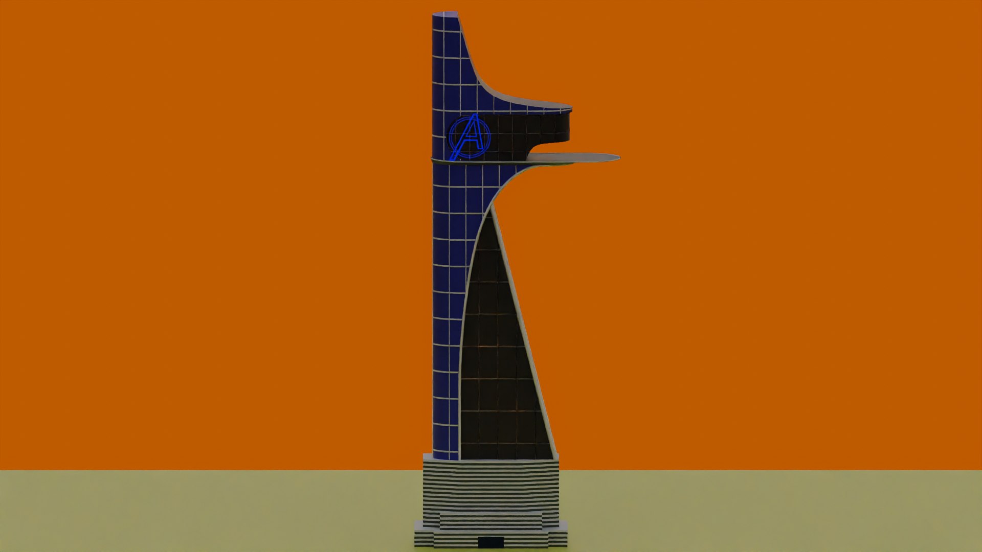 Avengers Tower 3D - TurboSquid 1987191