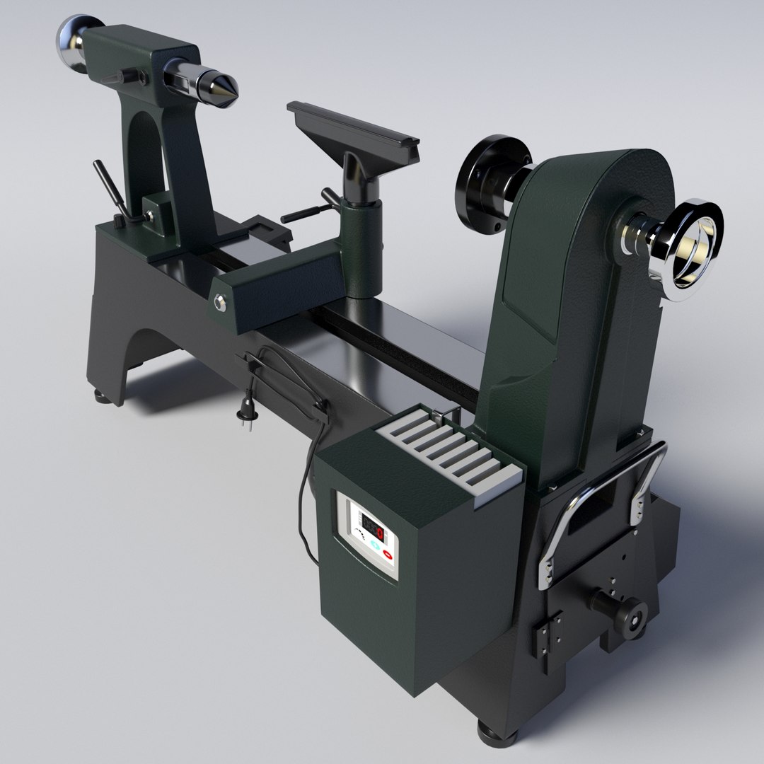 Lathe Machine 3D - TurboSquid 1552694