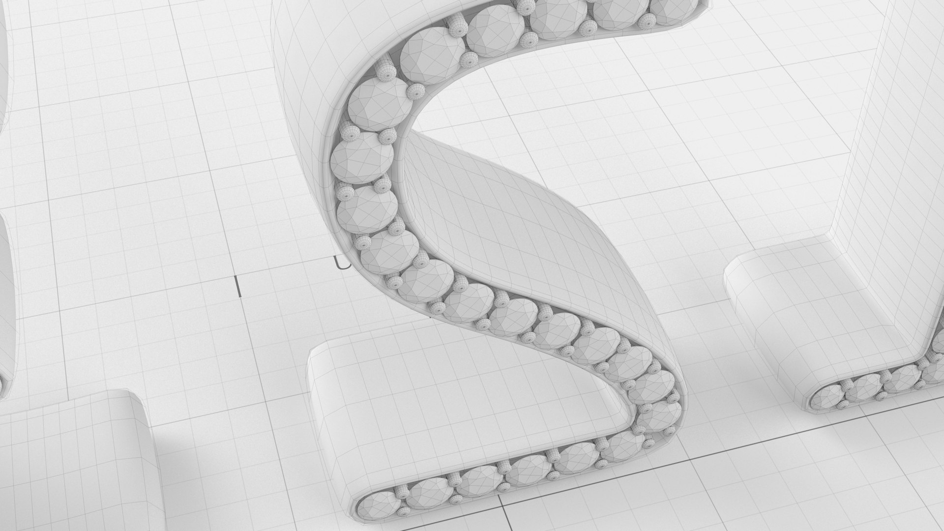 Numbers Diamonds 3D Model - TurboSquid 1310296