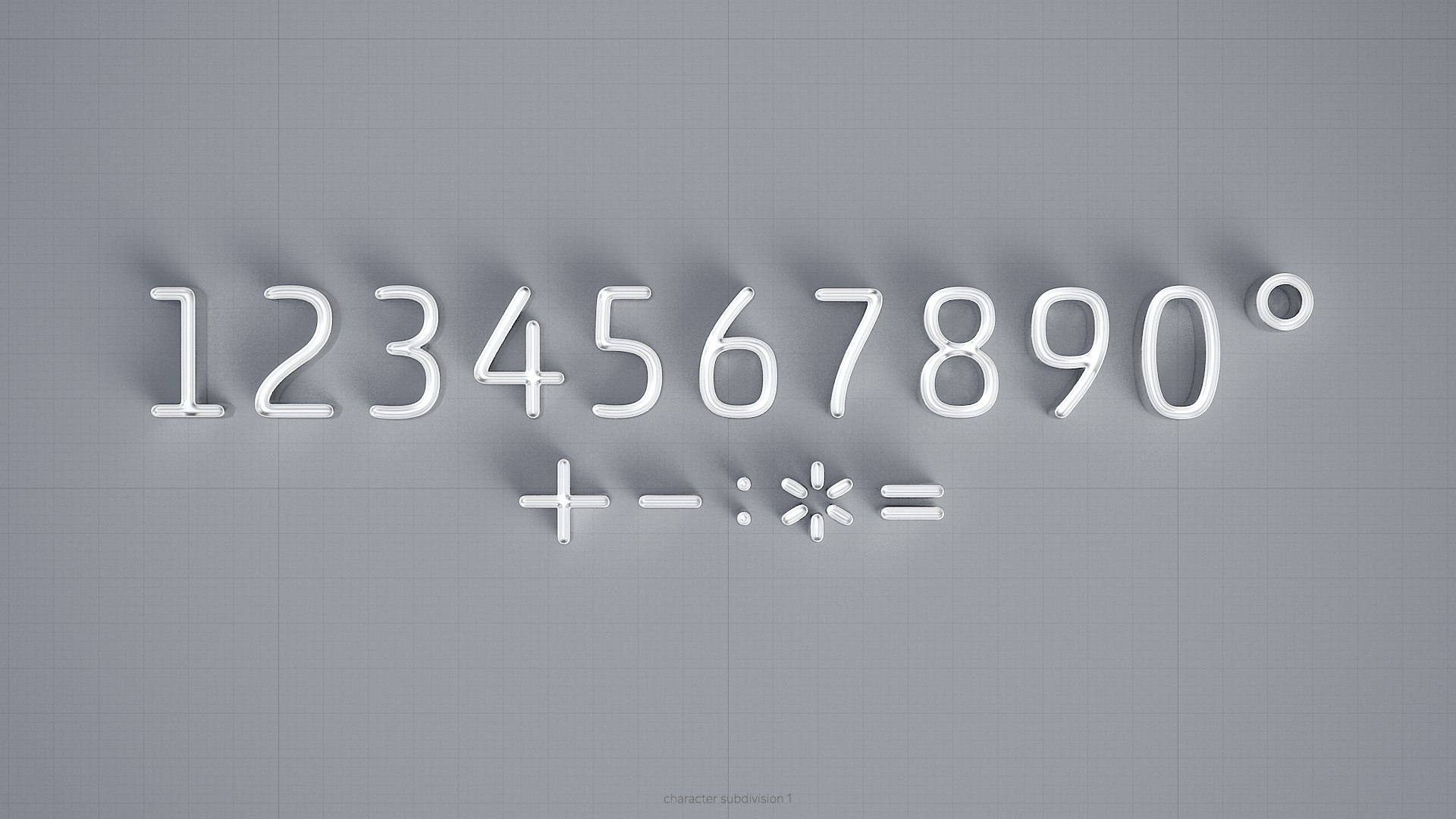 Numbers Diamonds 3D Model - TurboSquid 1310296