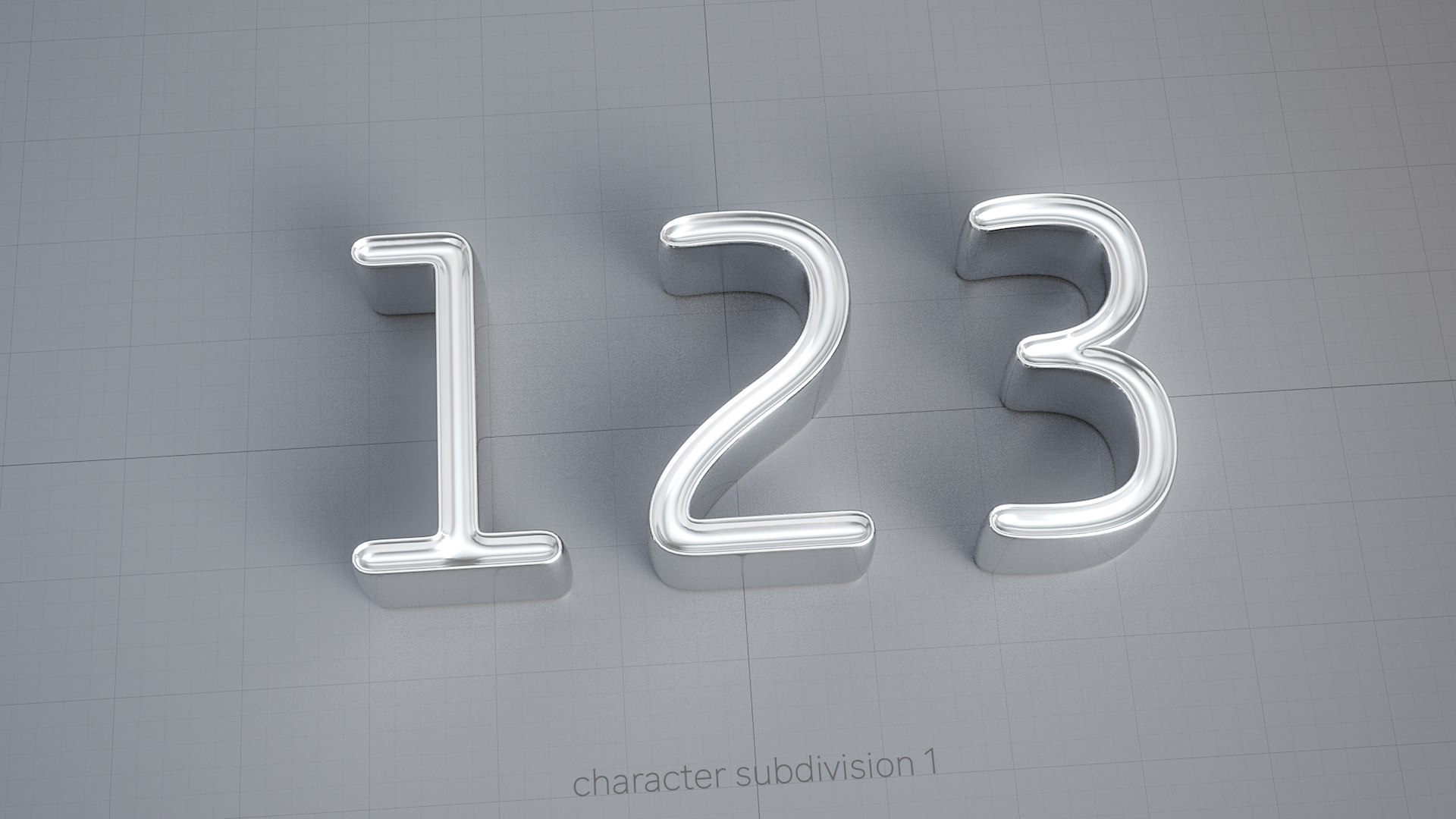 Numbers Diamonds 3D Model - TurboSquid 1310296