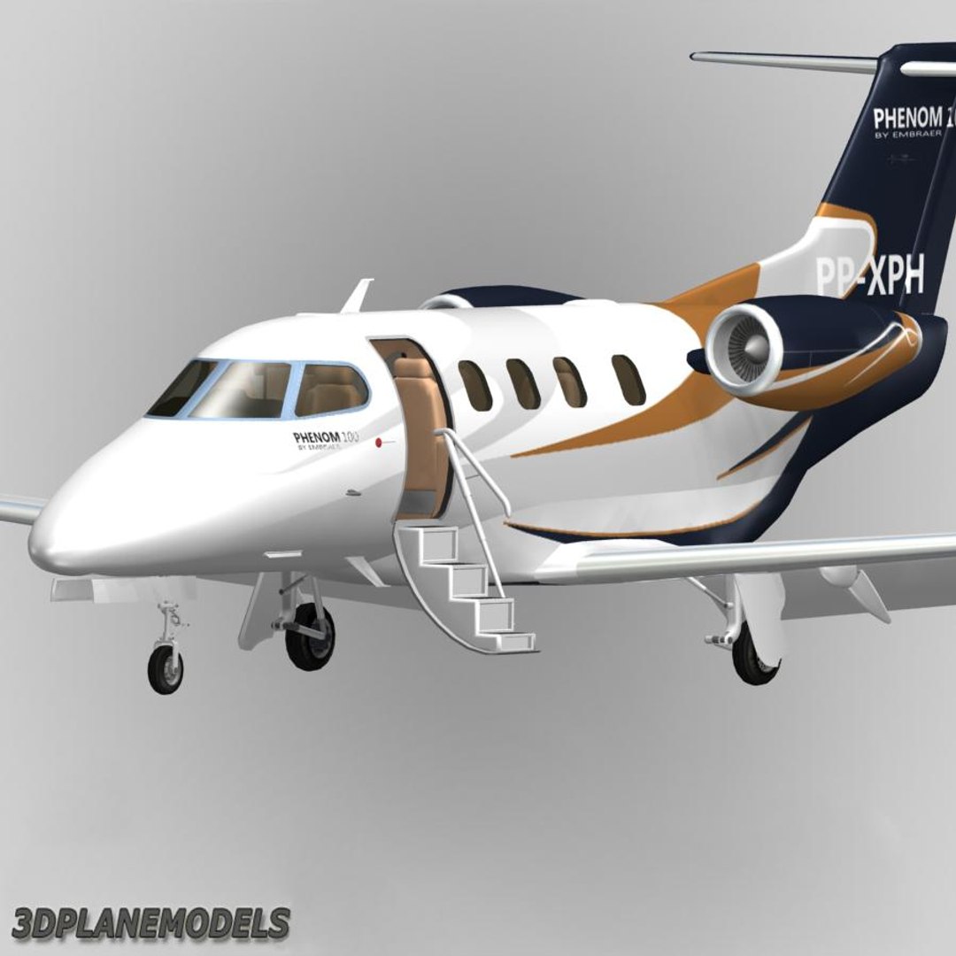 3d model embraer phenom 100 livery