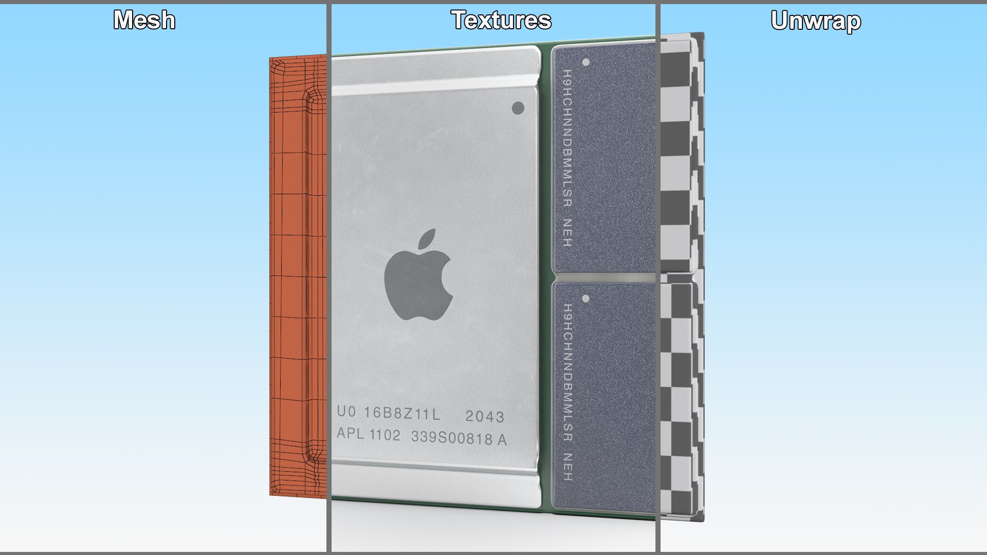 Apple M1 Series Chip 3D Model - TurboSquid 2110812