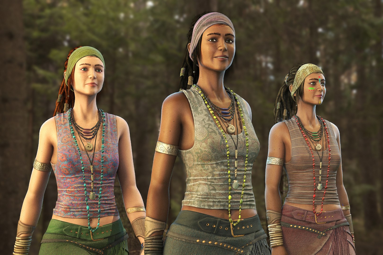 3D Neo Hippie Jessica - TurboSquid 2170358