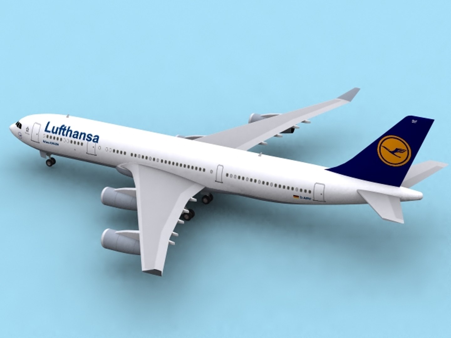 Maya Airbus A340-200 Lufthansa A340