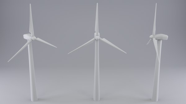 风力发电机3D模型 - TurboSquid 1493239