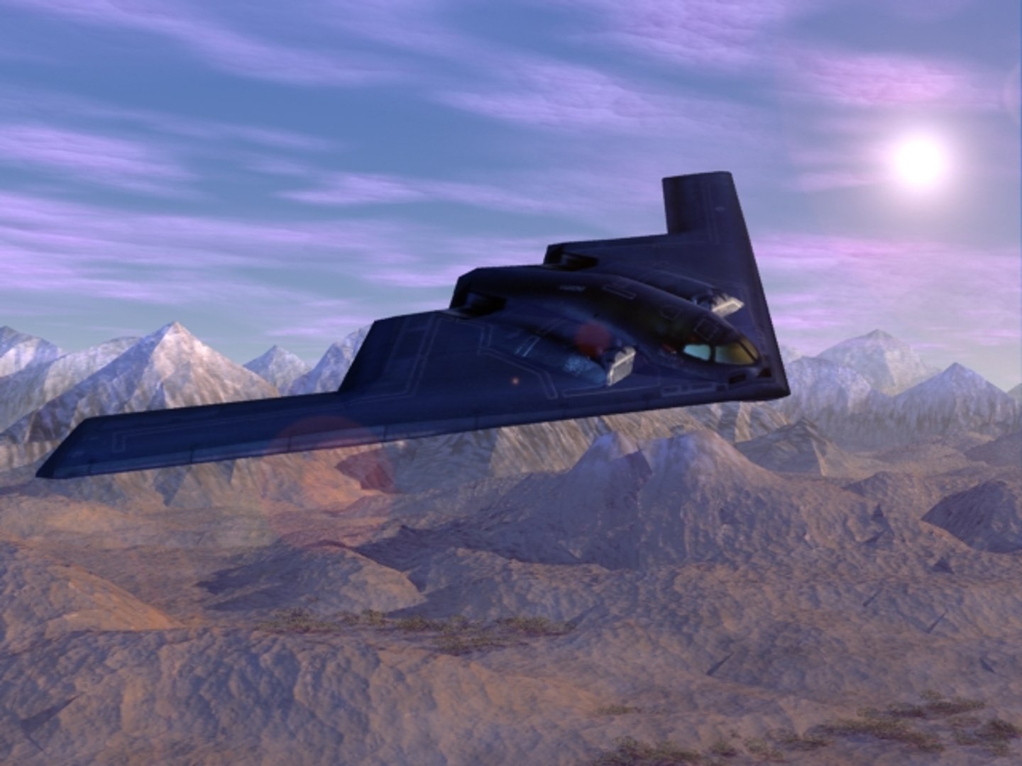 3d Model B2a Spirit Stealth Bomber