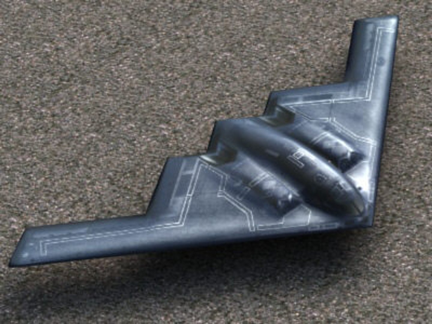 3d Model B2a Spirit Stealth Bomber
