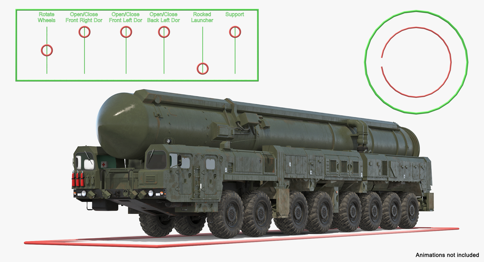 3D Rt-2pm Topol Mobile Intercontinental - TurboSquid 1236275