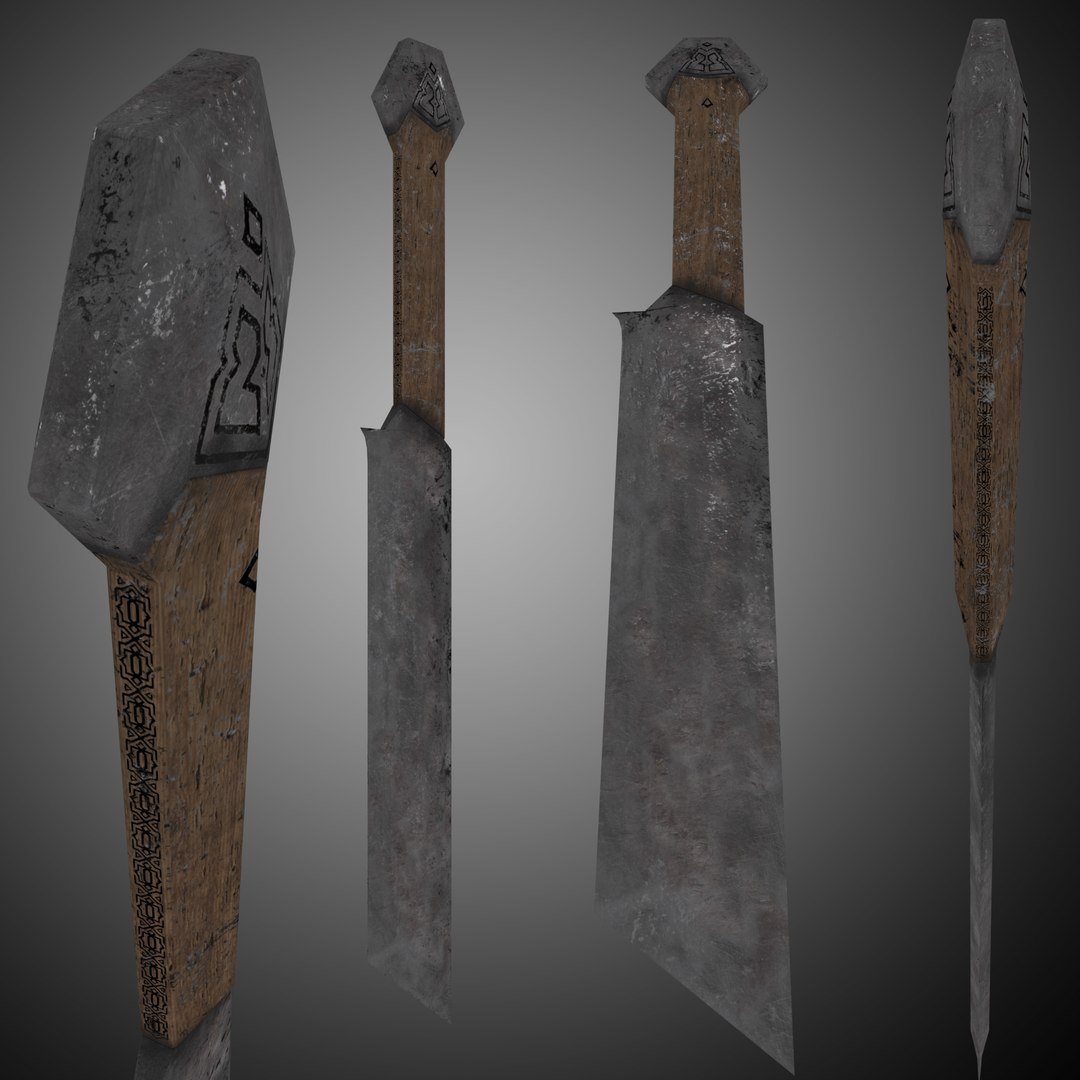 Sword weapon 3D model - TurboSquid 1284561