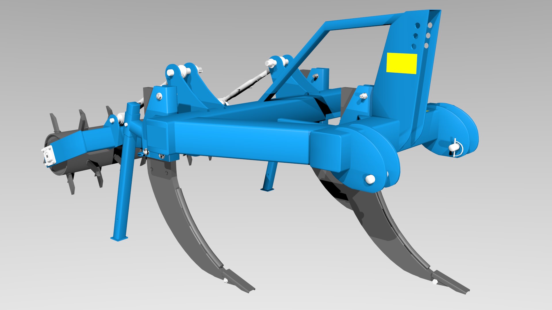 Letak Cultivator 3D Model - TurboSquid 1194755