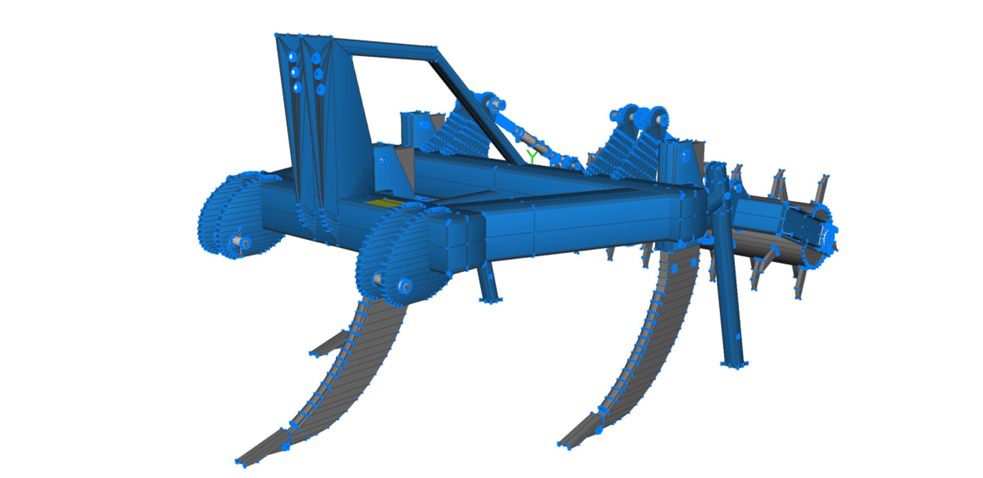 Letak Cultivator 3D Model - TurboSquid 1194755