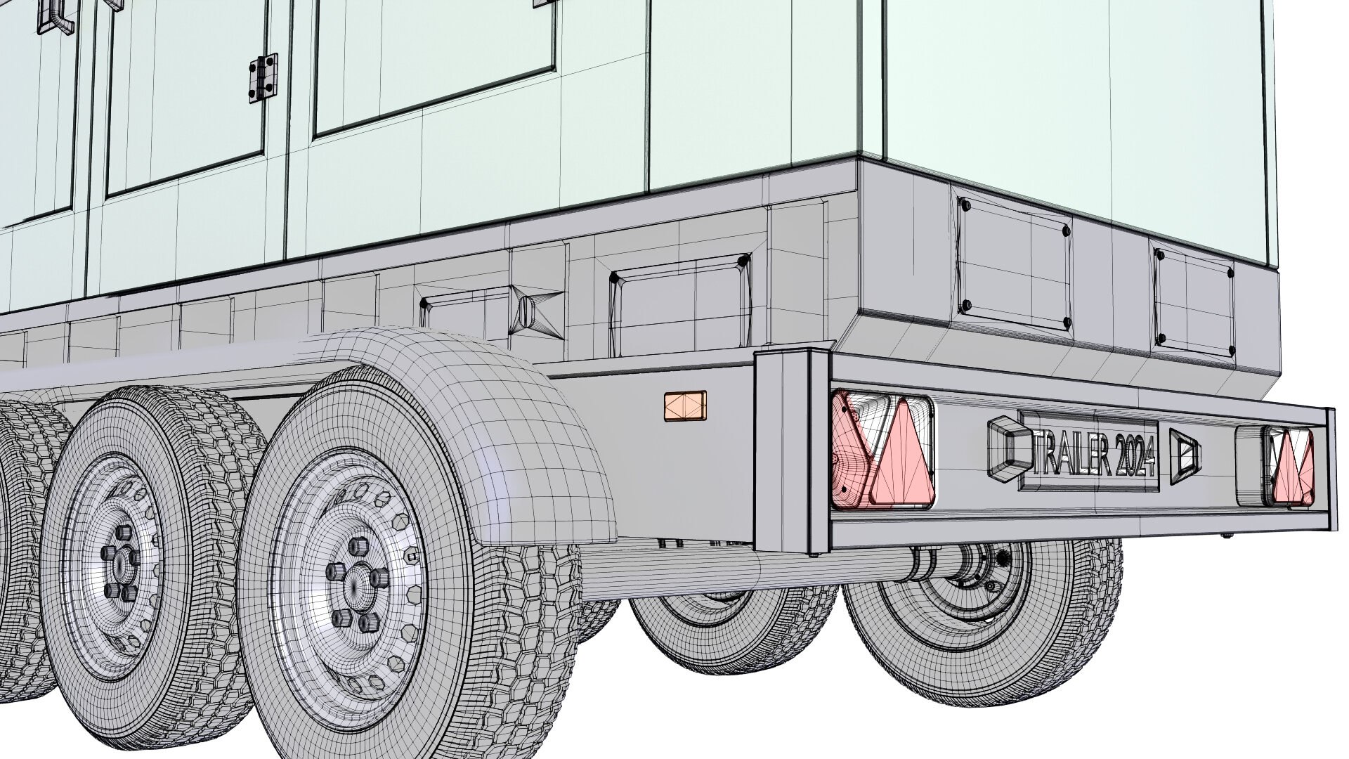 Mobile Generator Trailer 52 3D - TurboSquid 2257483