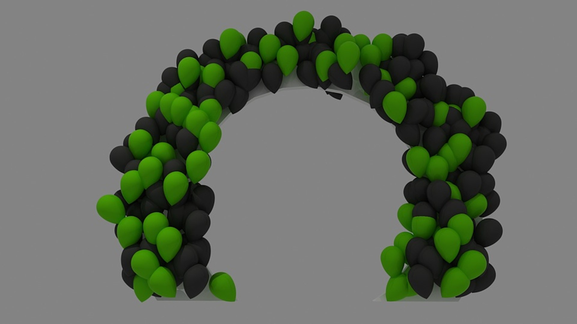 Balloon Arch 3D Model - TurboSquid 1202276