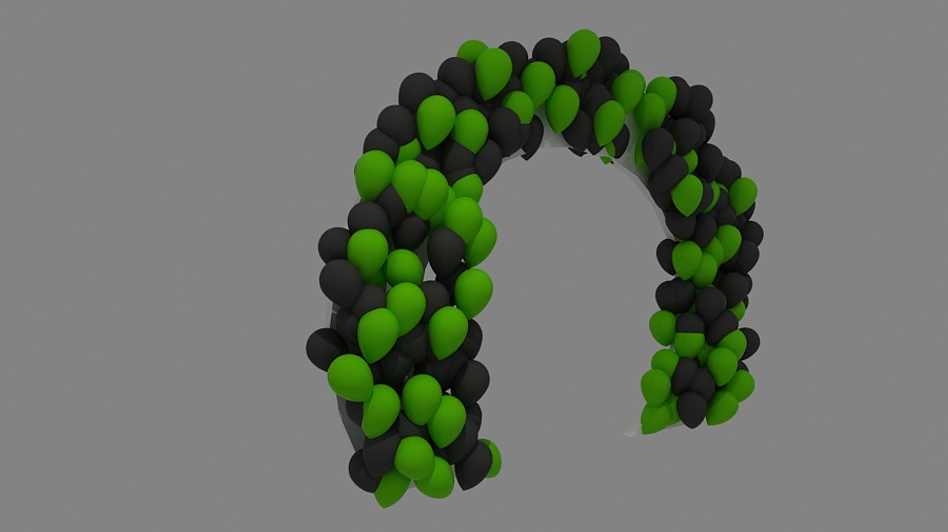 Balloon Arch 3D Model - TurboSquid 1202276