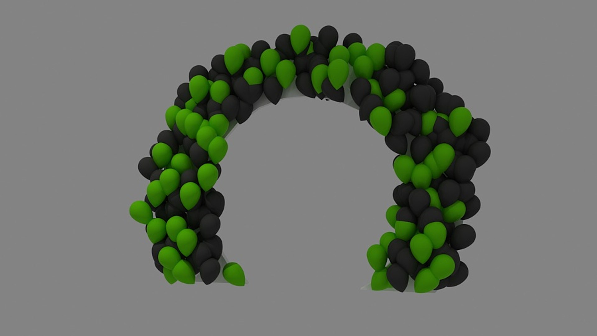 Balloon Arch 3D Model - TurboSquid 1202276