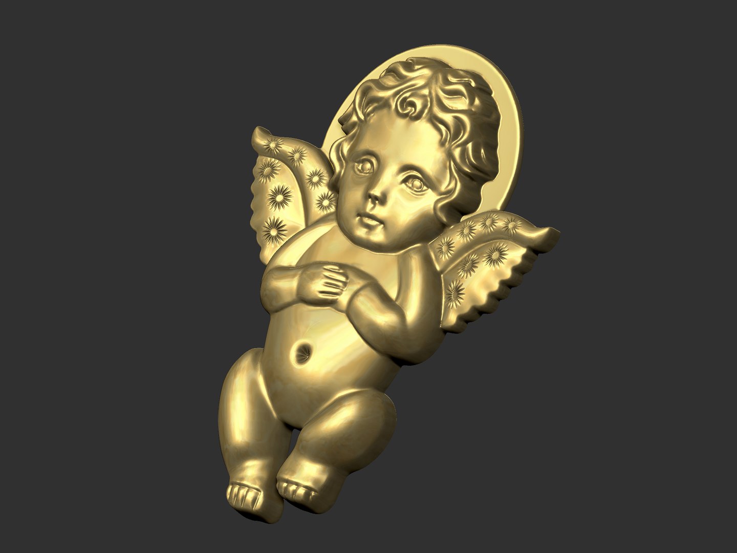 3D Baby Angel Model - TurboSquid 2042484