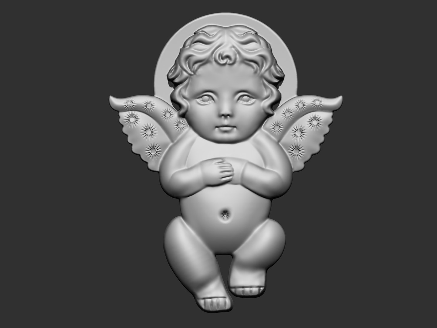 3D Baby Angel Model - TurboSquid 2042484