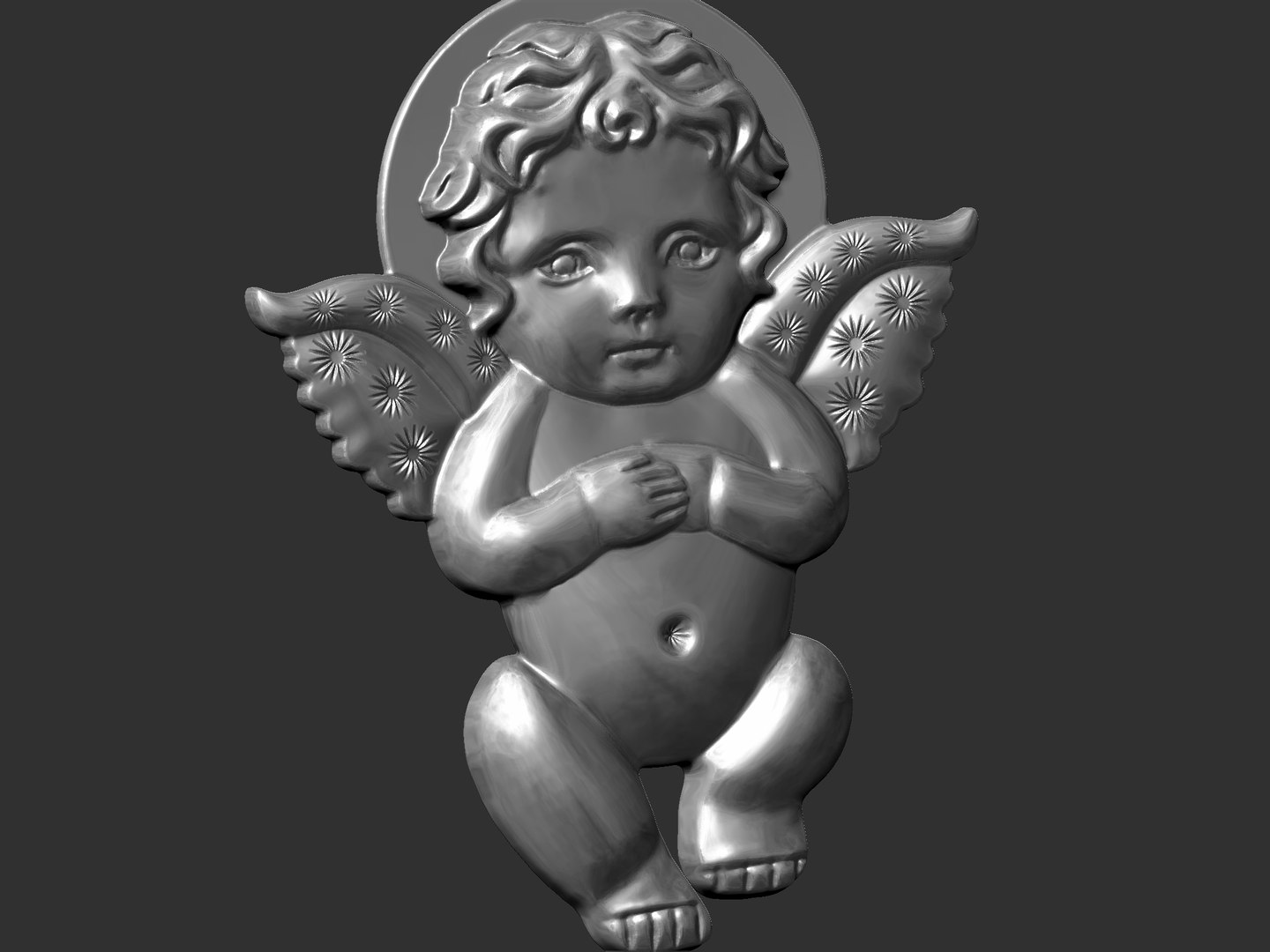 3D Baby Angel Model - TurboSquid 2042484