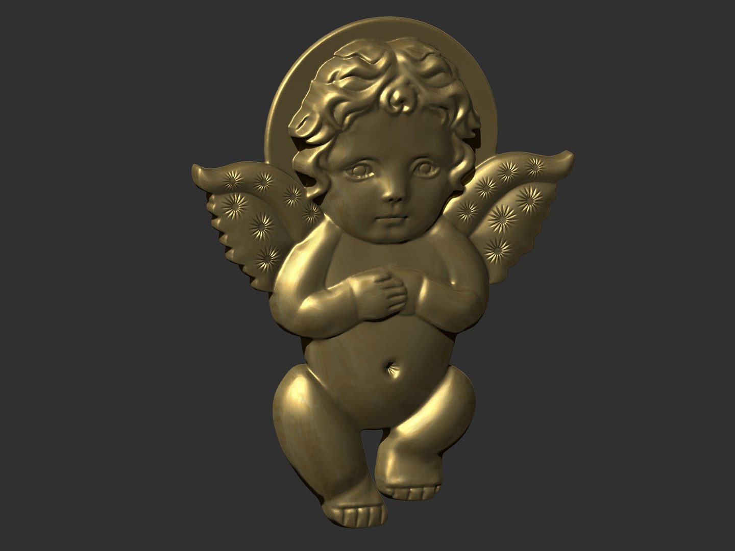 3D Baby Angel Model - TurboSquid 2042484