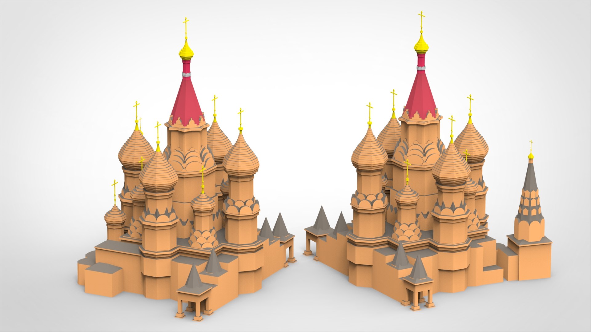 St Basils Cathedral Moscow 3D Model - TurboSquid 2105105