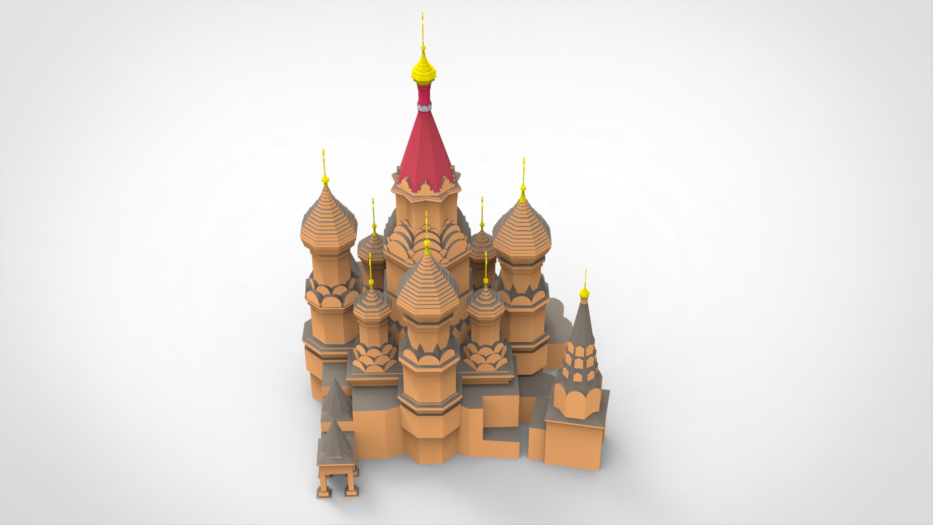 St Basils Cathedral Moscow 3D Model - TurboSquid 2105105