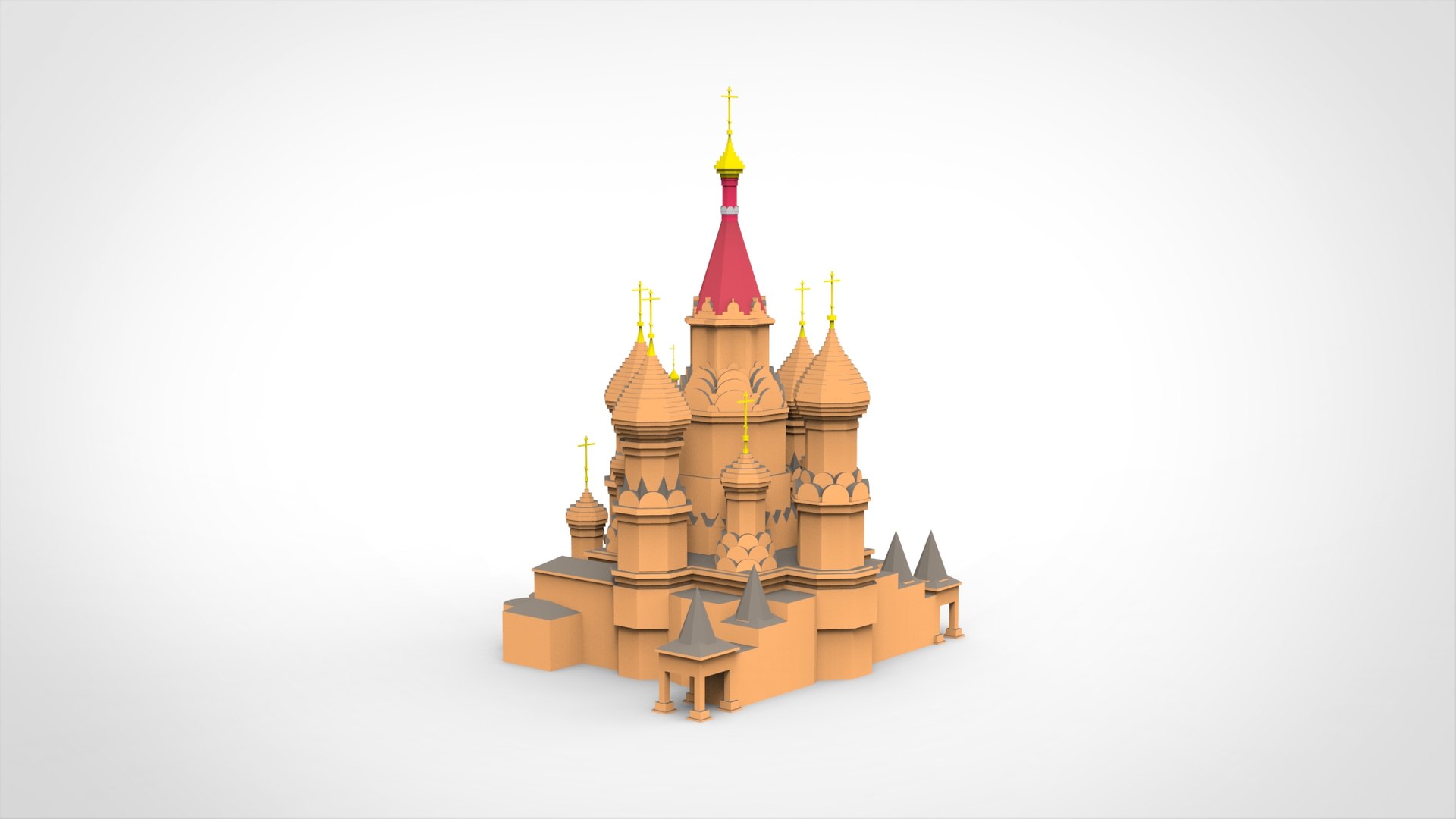 St Basils Cathedral Moscow 3D Model - TurboSquid 2105105
