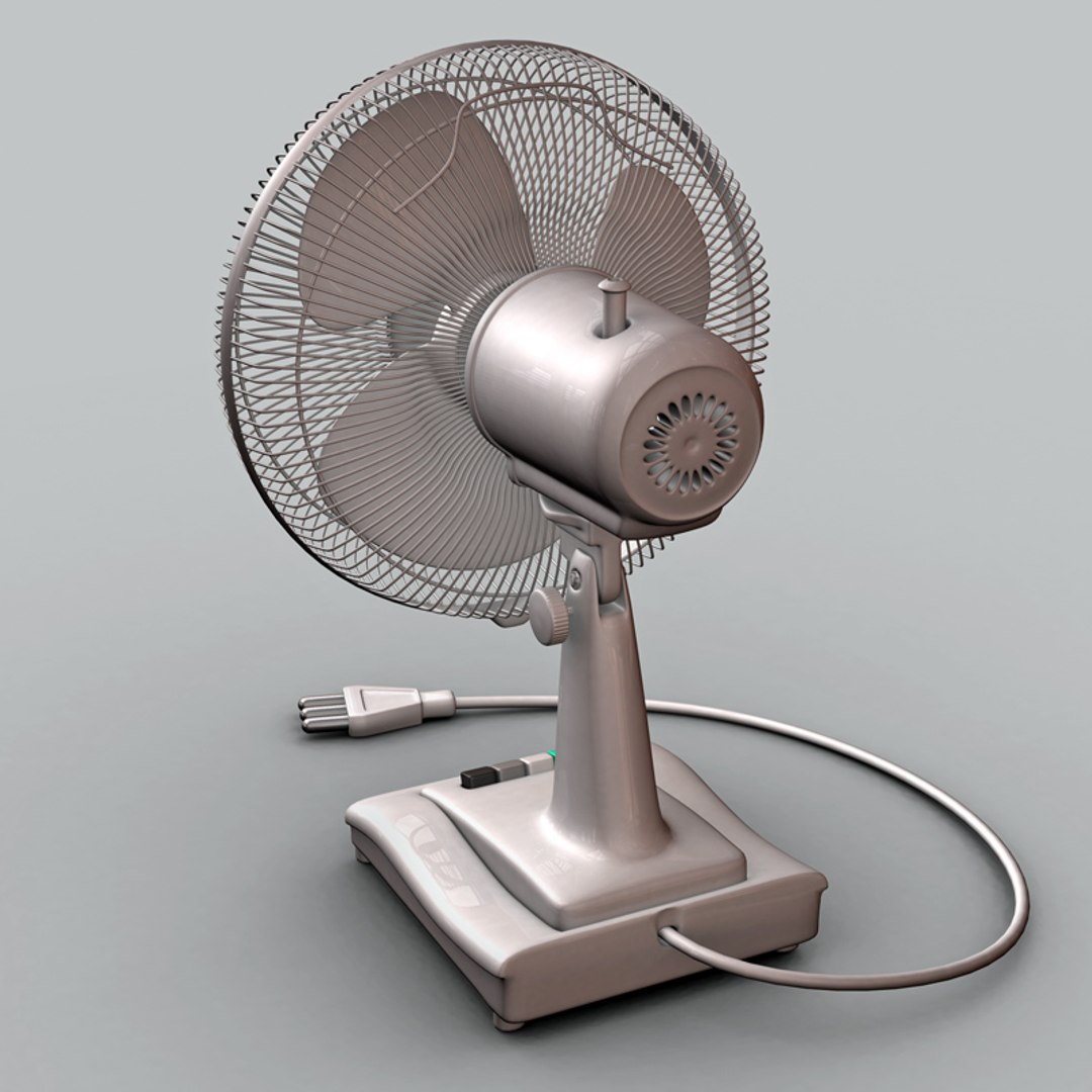 Table Fan 3d Model
